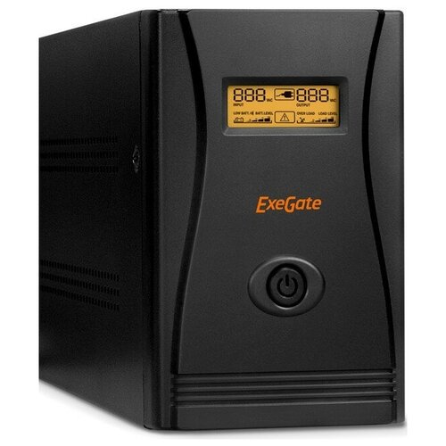 ИБП ExeGate SpecialPro Smart LLB-1000 LCD (EURO, RJ, USB) (EP212519RUS)