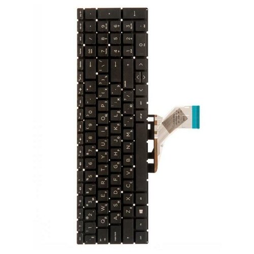 Клавиатура (keyboard) для ноутбука HP, черная без рамки Гор. еnter, NSK-XN9BC