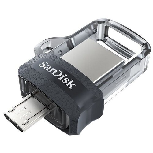 Флеш-карта SanDisk Ultra Dual Drive, 16 Гб, USB 3,0, microUSB (SDDD3-016G-G46)