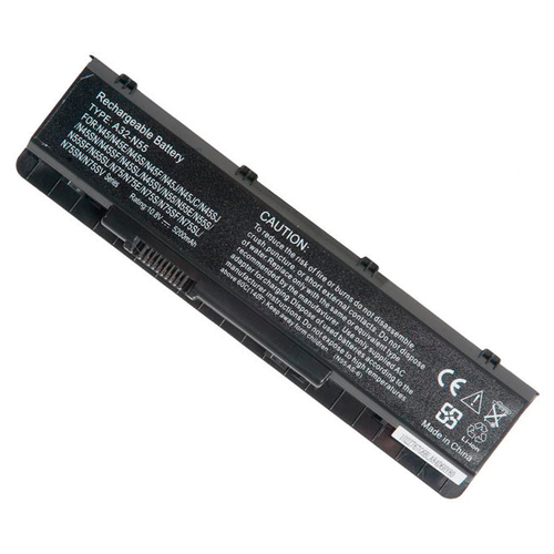 Аккумулятор АКБ для ноутбука Asus N45, N45SF, N45SL, N45VM, N46VM, N46VZ, N55, N55SF, N55SL, N75, 5200mAh, 10.8V, A32-N55