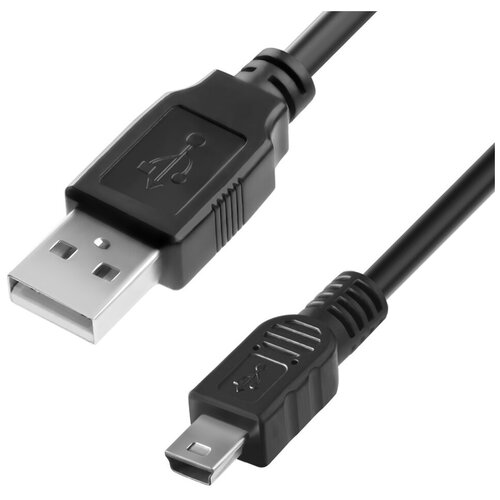 Кабель провод шнур USB A - mini USB B (1.8 м, 180 см длинный) для зарядки джойстикa PS3 (PlayStation 3) / навигатора / регистратора