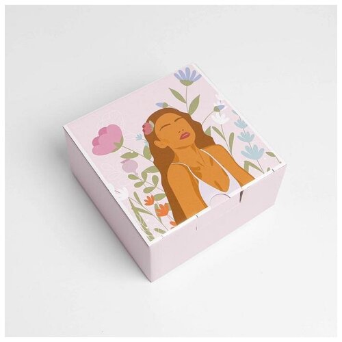 Коробка‒пенал «Girl», 15 × 15 × 7 см