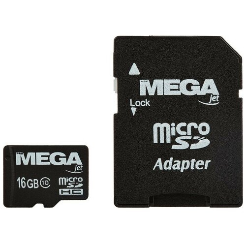 Карта памяти ProMega jet microSDHC UHS-I Cl10 +ад, PJ-MC-16GB