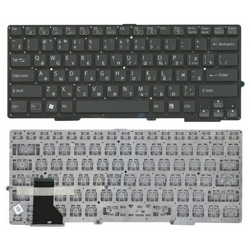 Клавиатура для ноутбука Sony Vaio 149014351 черная без рамки