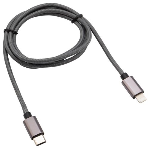 Кабель USB Type-C - Lightning, М/М, PD, 1 м, Rexant, графит, 18-7054