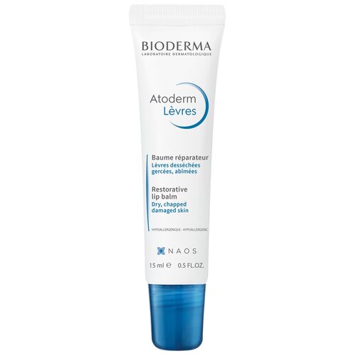 Bioderma Бальзам для губ Atoderm, прозрачный