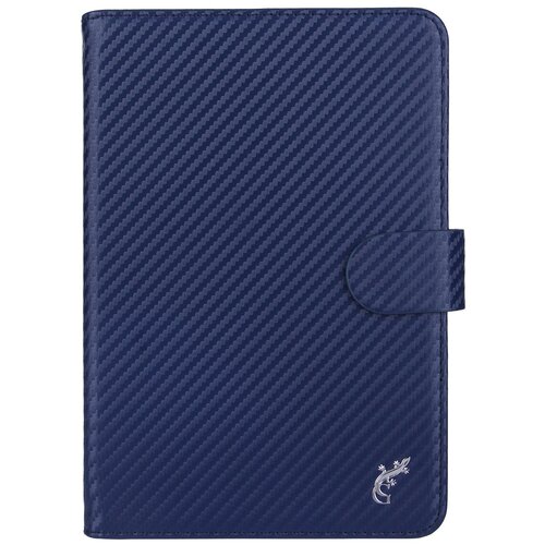 Универсальный чехол-книжка для планшета 8 дюймов ( 214 * 145 мм), карбон темно-синий