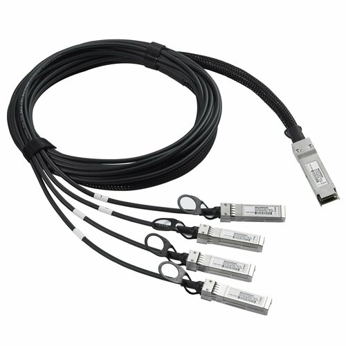 Кабель с трансиверами Cisco QSFP-4SFP10G-CU3M QSFP 40G 4хSFP+ 10G 3м