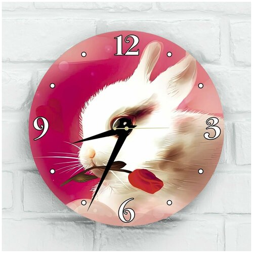 Настенные часы Романтичный Кролик 30см
