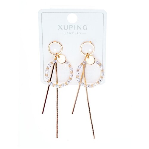 Серьги с подвесками XUPING JEWELRY, золотой