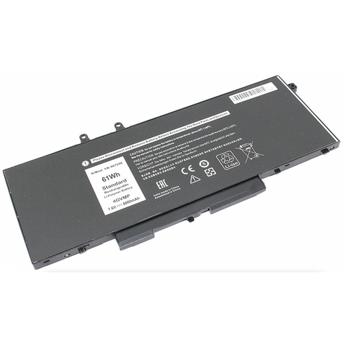 Аккумуляторная батарея (аккумулятор) OEM для ноутбука Dell Latitude 5400 5401 5500 7.6V 8000mAh черная