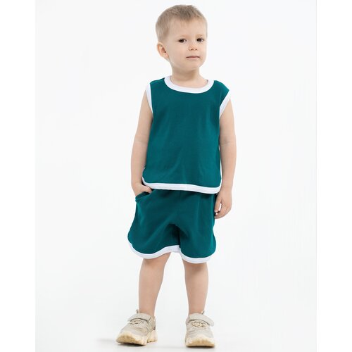 Комплект одежды GolD, размер 134, зеленый