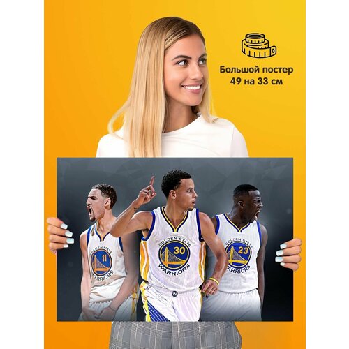 Плакат Голден Стэйт Уорриорз NBA Баскетбол