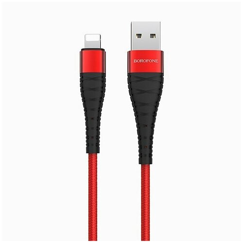 Кабель USB - Apple lightning Borofone BX32 Munificent 100 см , Красный