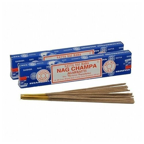 Благовония Satya Nag Champa -Наг Чампа, 15 гр
