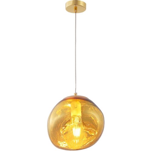 Светильник подвесной Crystal Lux Malaga MALAGA SP1 D200 GOLD, E27, кол-во ламп:1шт, Желтый