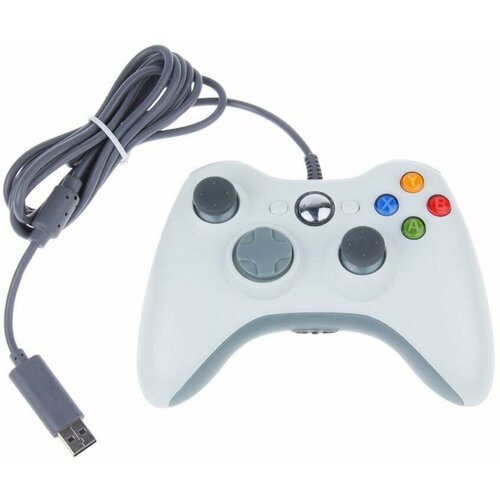 Геймпад Microsoft Джойстик Xbox 360 Белый, белый