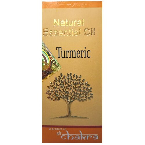 Natural Essential Oil TURMERIC, Shri Chakra (Натуральное эфирное масло куркума, Шри Чакра), 10 мл.