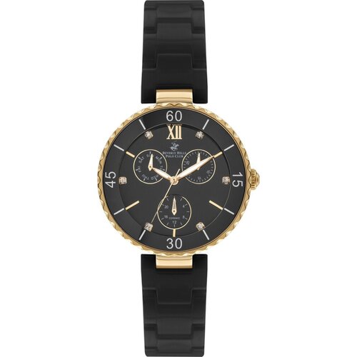 Наручные часы Beverly Hills Polo Club BP3364X.151, черный, золотой