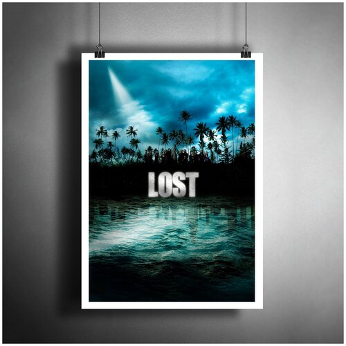 Постер плакат для интерьера "Сериал: Остаться в живых. Lost"/ Декор дома, офиса, комнаты A3 (297 x 420 мм)