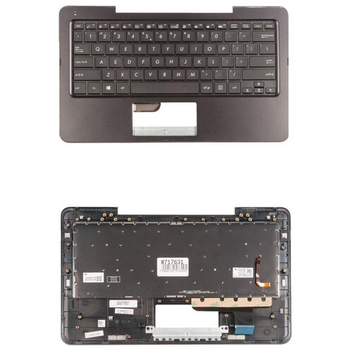 Keyboard / Клавиатура для ноутбука Asus T302CHI-1A с топкейсом UI-раскладка