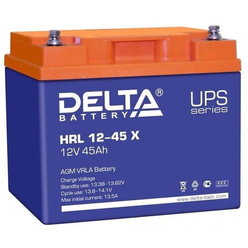 Аккумулятор DELTA HRL 12-45 X