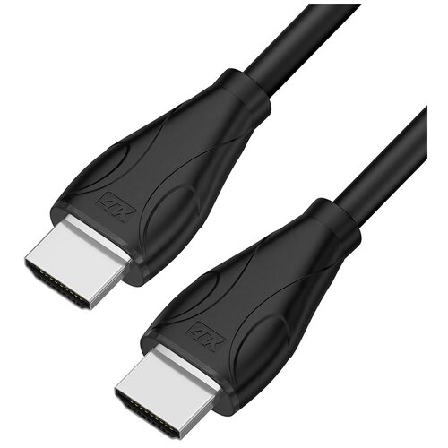 Кабель HDMI - HDMI 1.0 m черный, Ultra HD, 4K , для монитора (717HM3100)