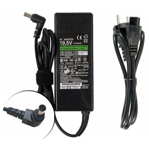 Для Sony VAIO PCG-91311v Зарядное устройство блок питания ноутбука, совместимый(Зарядка адаптер + сетевой кабель/ шнур)