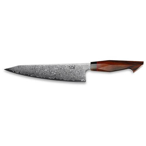 Кухонный шеф нож Xin Cutlery XinCraft Kiritsuke 230 мм, клинок 67 слоев дамаск/VG10, рукоять палисандр XC116