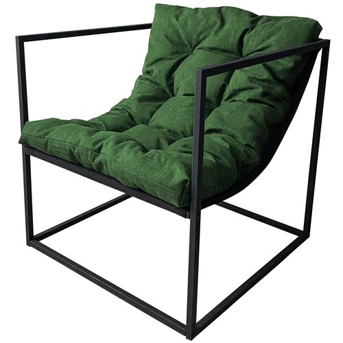 Кресло для дома и офиса "Лофтовик +"Green