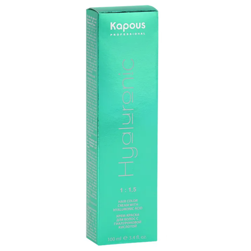 Kapous Hyaluronic Acid Крем-краска для волос с гиалуроновой кислотой Специальное мелирование, 8/66 светлый блондин красный интенсивный, 100 мл