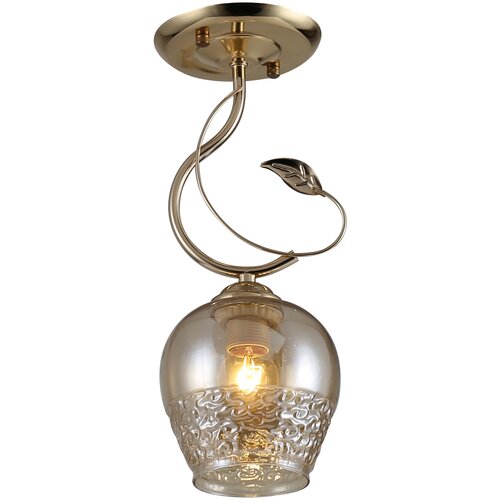 Потолочный светильник Rivoli Kimberly 9111-201, E27, 60 Вт, кол-во ламп: 1 шт., цвет: золото