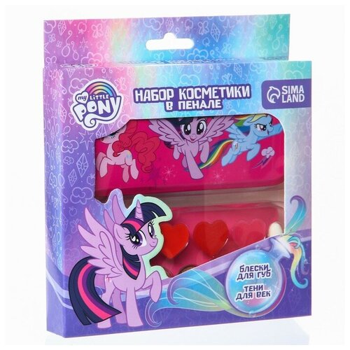 Hasbro Подарочный набор детский теней и блесков для губ "Искорка" My Little Pony