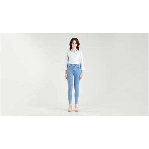 Джинсы скинни  Levi's, размер 29/30, голубой