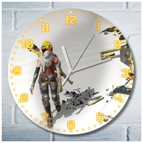 Настенные декоративные часы УФ с ярким рисунком, диаметр 28см игры Recore (рекор, джул адамс, PS, Xbox, PC, Switch) 4990