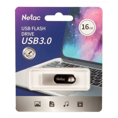 Флеш Диск Netac U278 16Gb , USB3.0, металлическая матовая