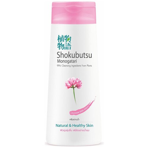 Крем-гель для душа Shokubutsu Chinese milk vetch, 220 мл