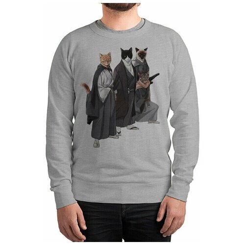 Свитшот DS Apparel, размер 46, серый