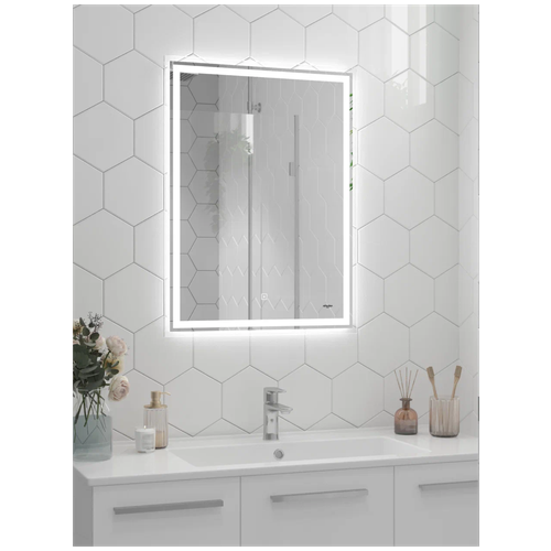 Зеркало для ванной с LED подсветкой, сенсором Reflection Pretty 600x800 RF5122PR