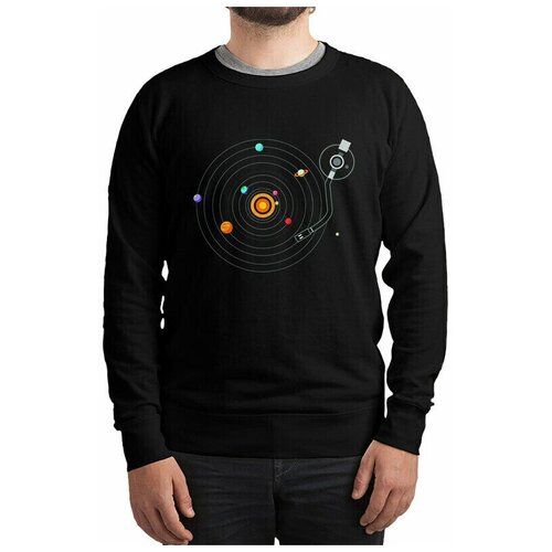 Свитшот DS Apparel, размер M, черный