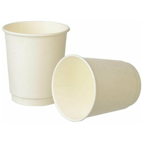 Стаканы бумажные одноразовые для мороженого Креманка 250 мл. белый 38 шт