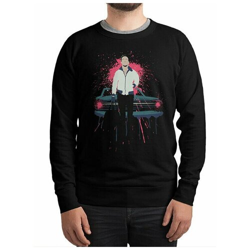 Свитшот DS Apparel, размер XXL, черный