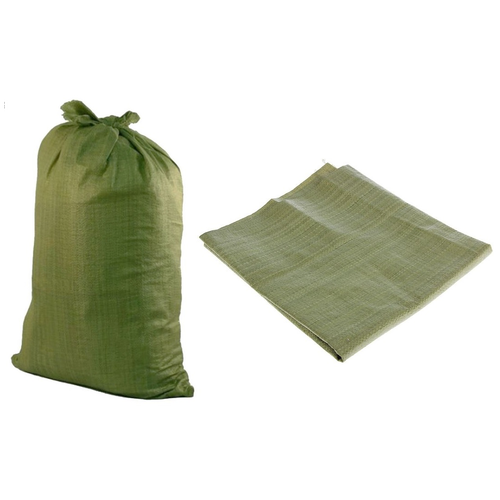 Мешок для строительного мусора, зеленый, 55см 95 см 100 шт