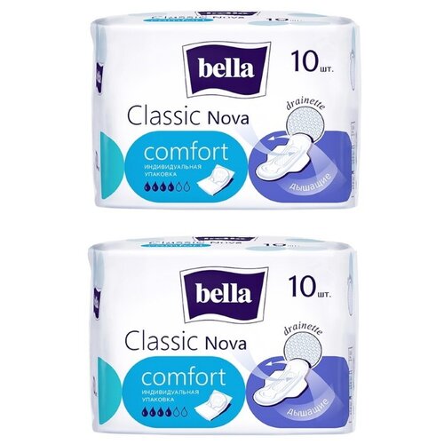 Прокладки женские Bella Nova Comfort 10 шт/уп * 2уп
