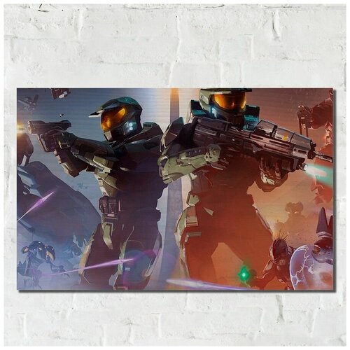 Картина интерьерная на дереве игра Halo 3 (Хало 3) - 11705