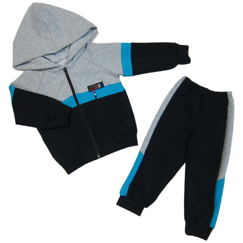 Комплект одежды Светлячок-С, размер 92-98, серый, синий