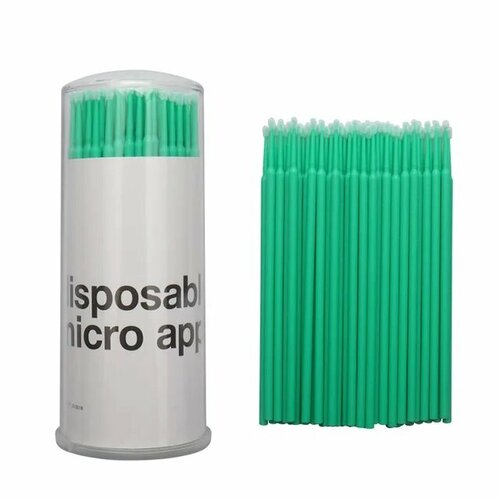 Микробраши 2 мм disposable micro applicators, 100 штук