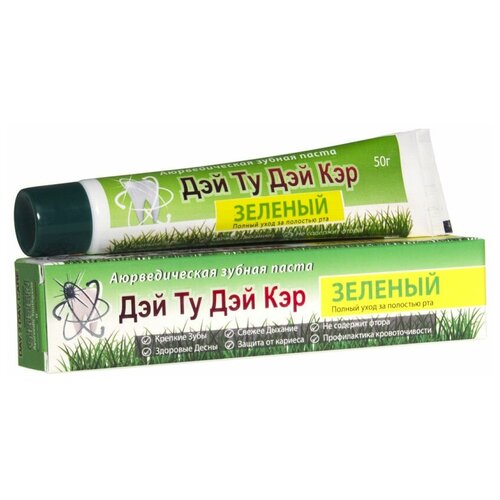 Зубная паста Зеленый аюрведическая, 50 г