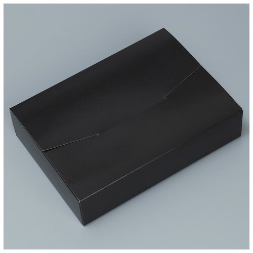 Складная коробка конверт ТероПром 9357864 «Чёрная», 22 х 16 х 5 см
