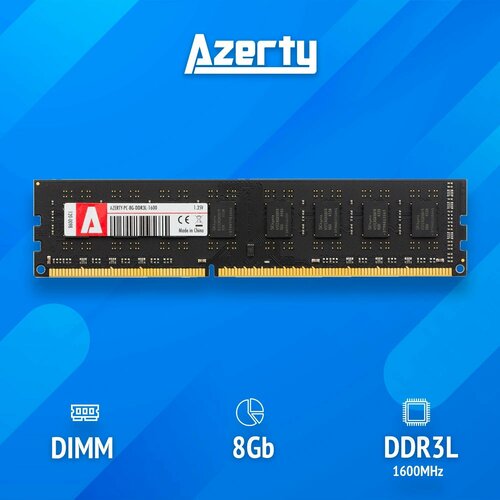 Оперативная память Azerty DIMM DDR3L 8Gb 1600 MHz